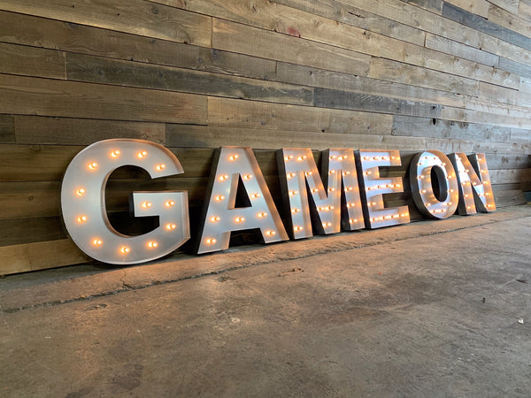 Transform Your Space with Custom Light-Up Letters: A Game Room Decor G ...